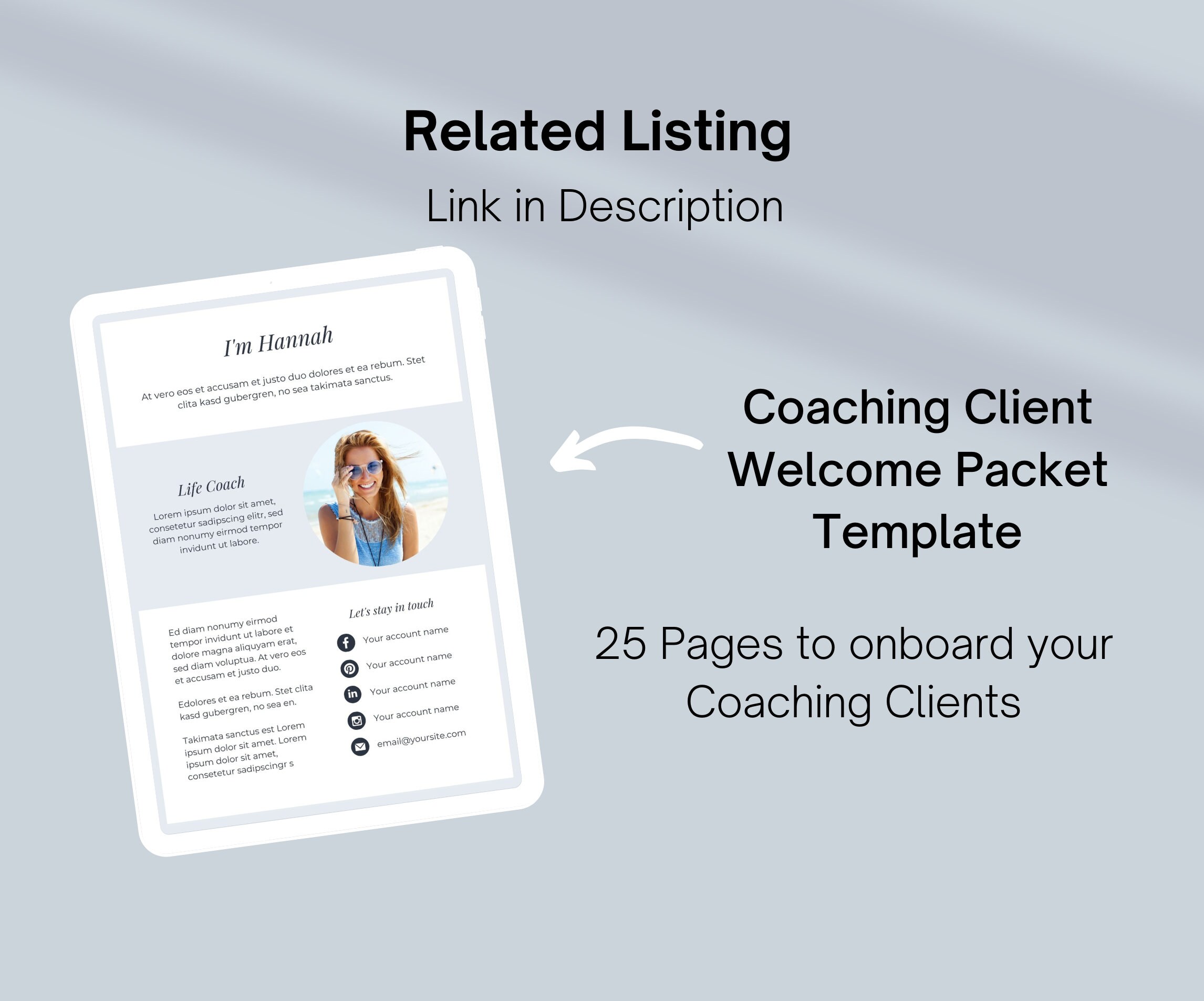 Coaching Client Goodbye Packet Template for Canva | Client Offboarding ...
