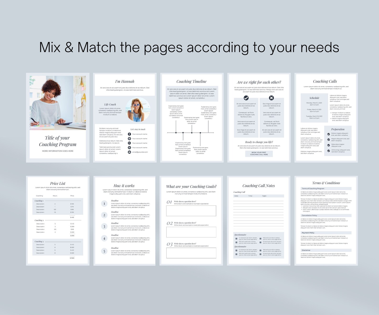 Coaching Client Welcome Package | Coaching Onboarding Packet | Client ...