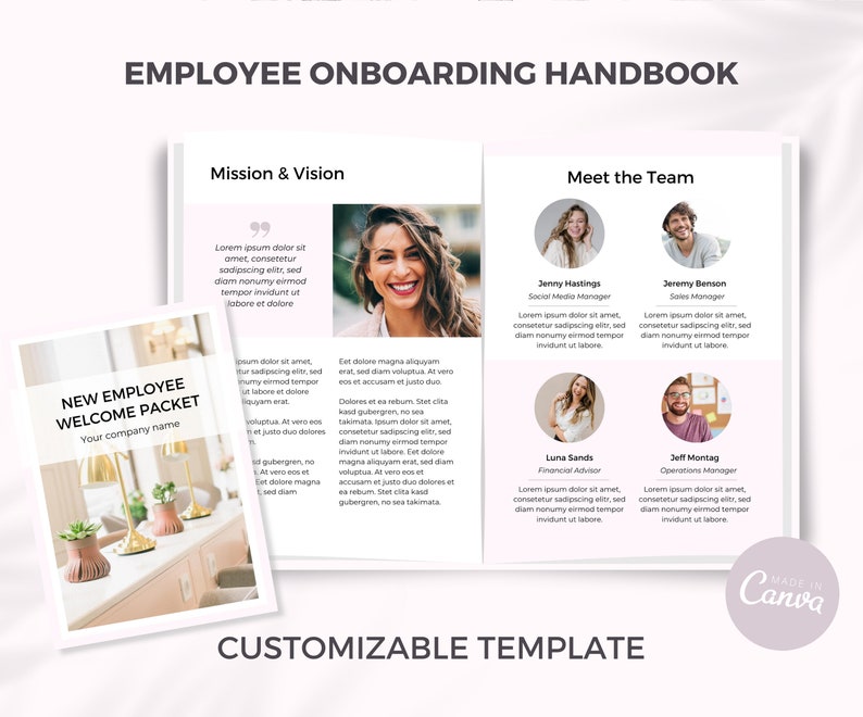 Employee Welcome Package Template New Employee Onboarding - Etsy