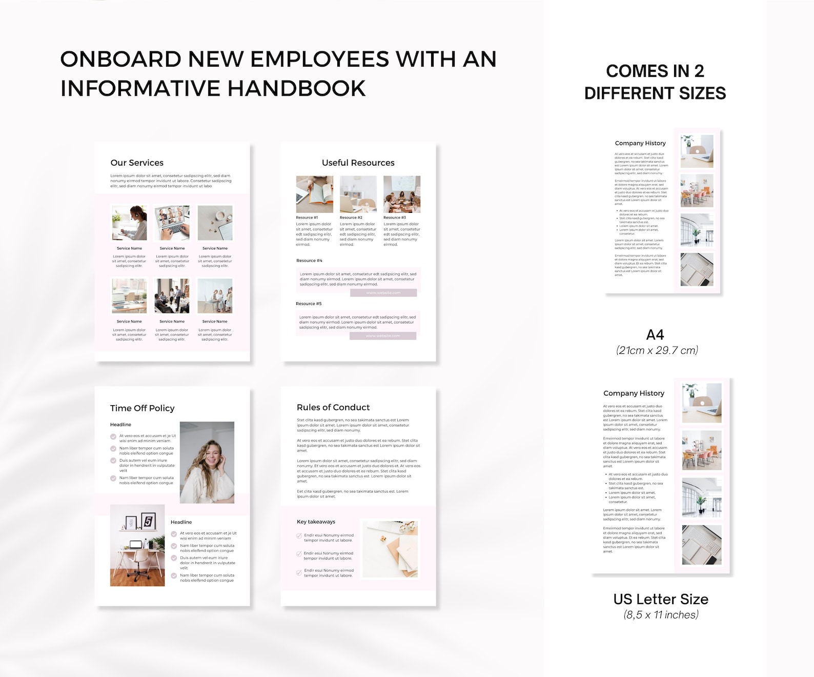Employee Welcome Package Template, New Employee Onboarding, Employee ...