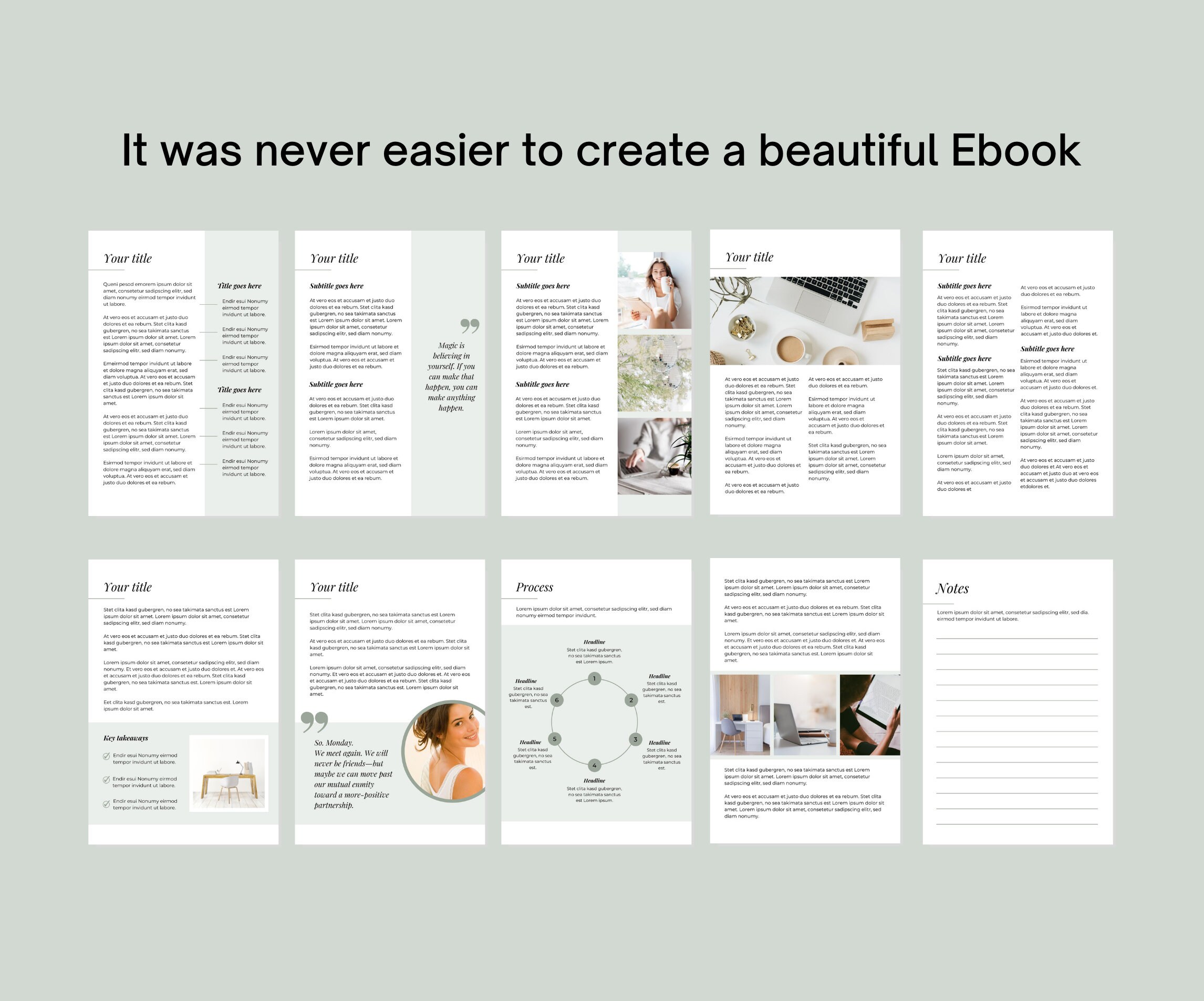 Course Creator Ebook Template for Canva | Online Course Ebook ...
