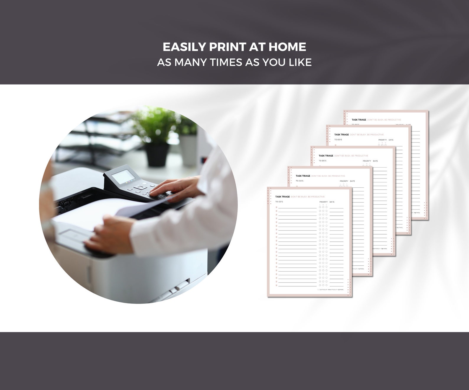 Task Triage Brain Dump Printable, Task Tracker, to Do List Printable ...