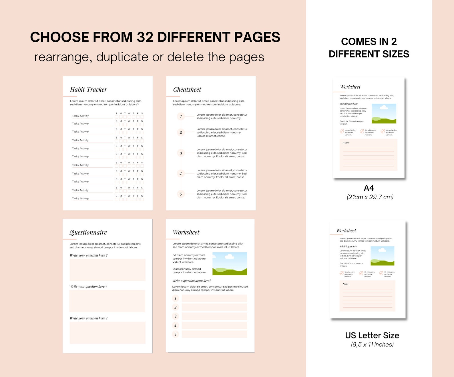 Client Worksheet Templates | Client Intake Forms | Canva Worksheet ...
