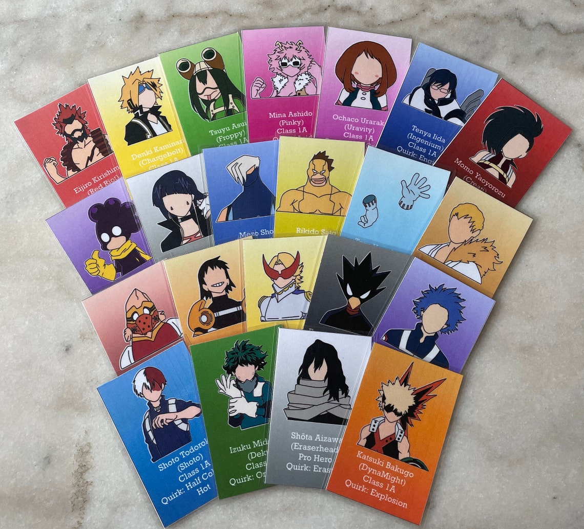 MHA Mystery Cards New Design | Etsy