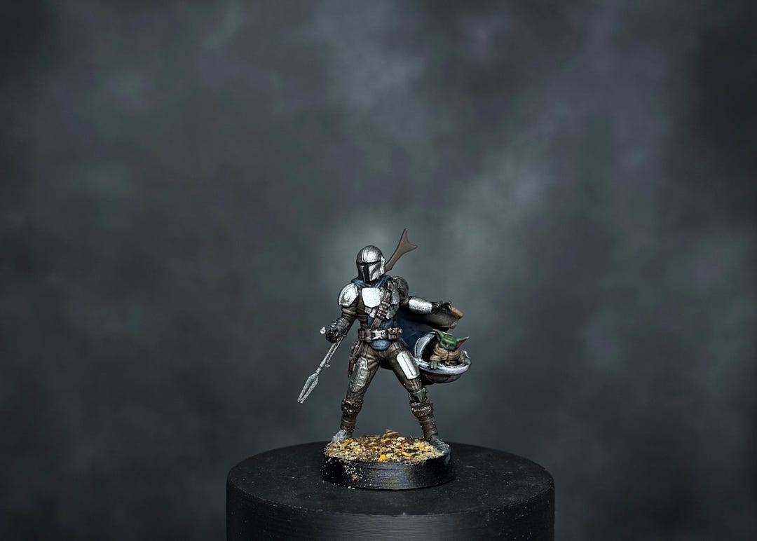 Mandalorian Shatterpoint Miniature (din Djarin) || 40mm Base - Etsy