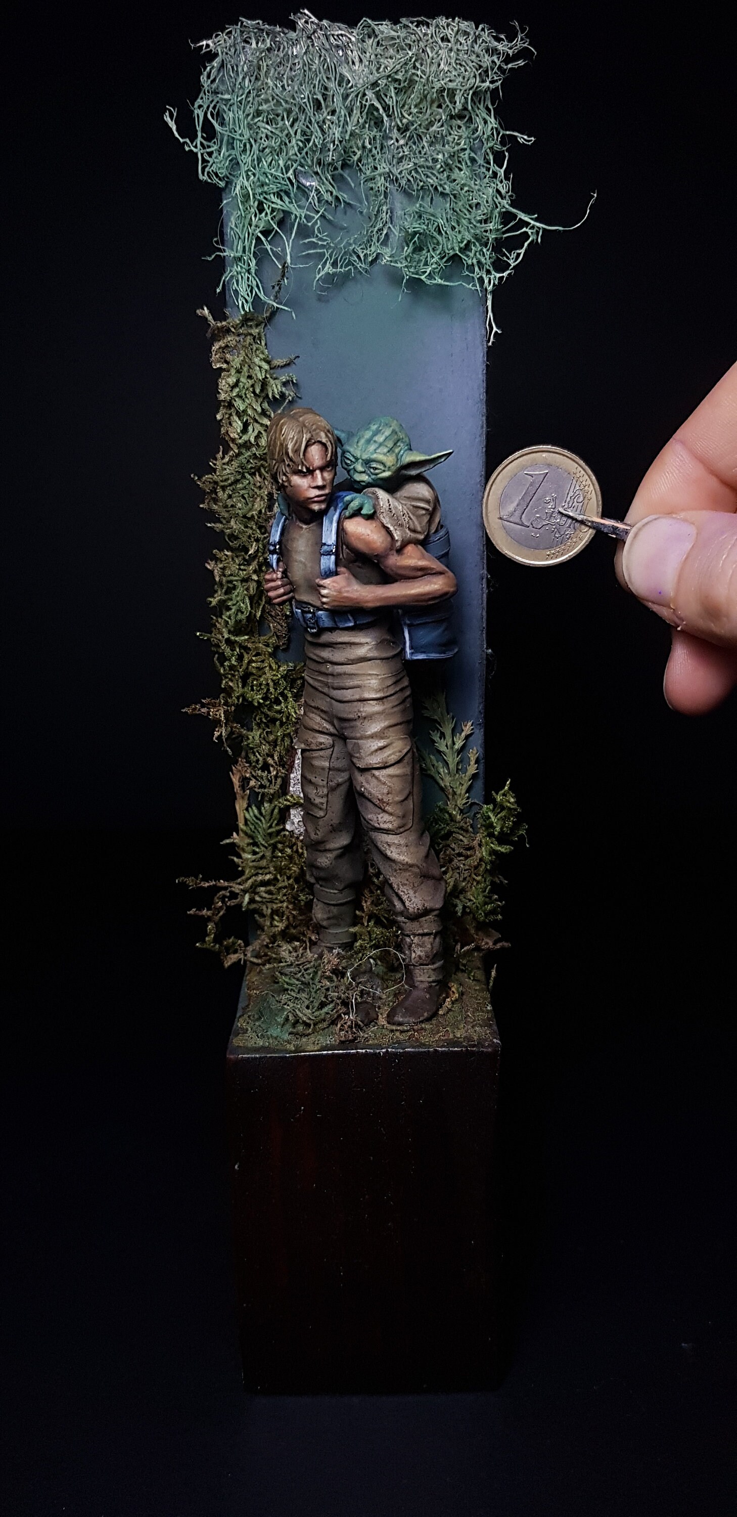 Star Wars / Luke Skywalker and Yoda Dagobah Training Scene / Mini ...