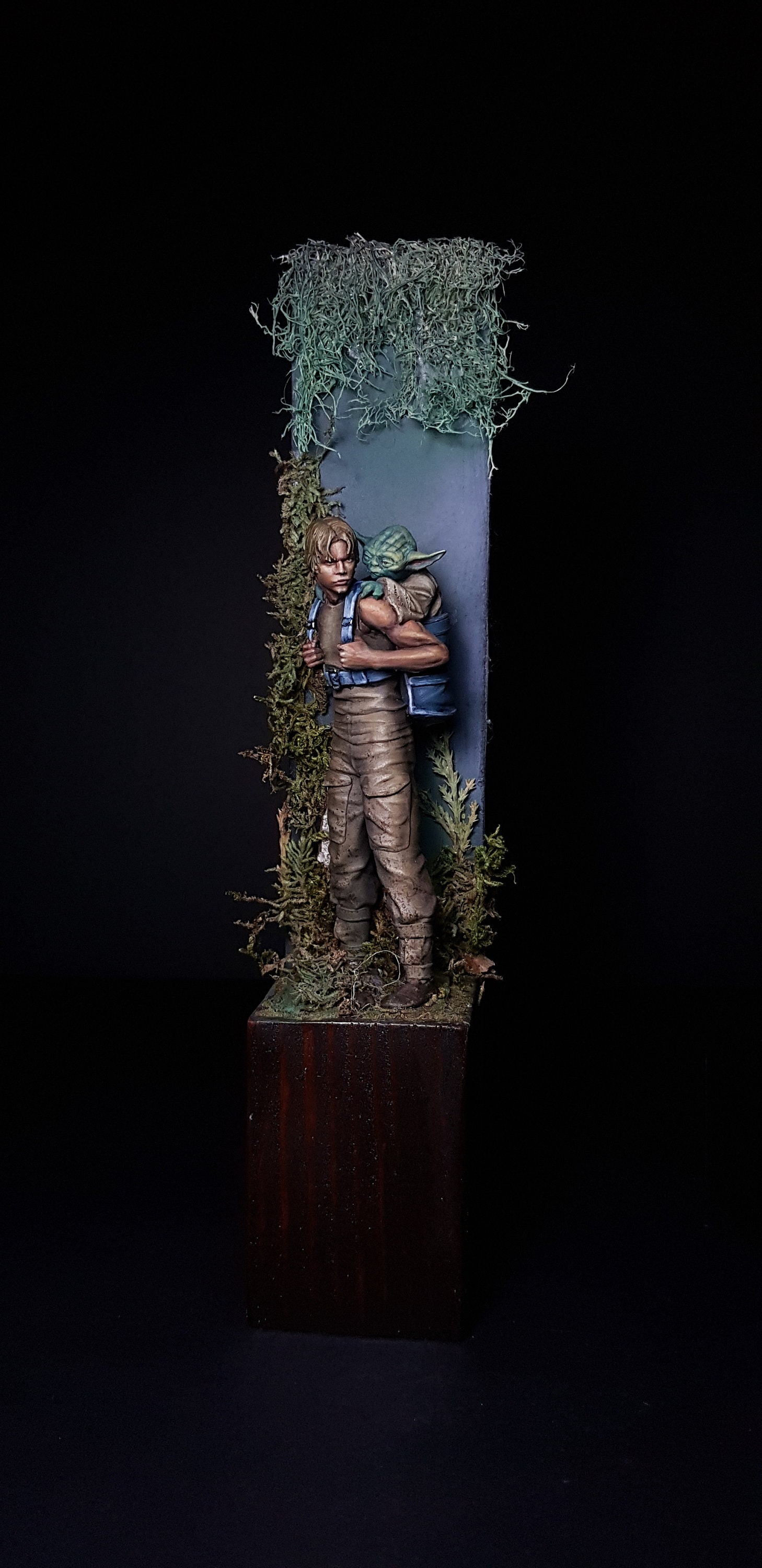 Star Wars / Luke Skywalker and Yoda Dagobah Training Scene / Mini ...