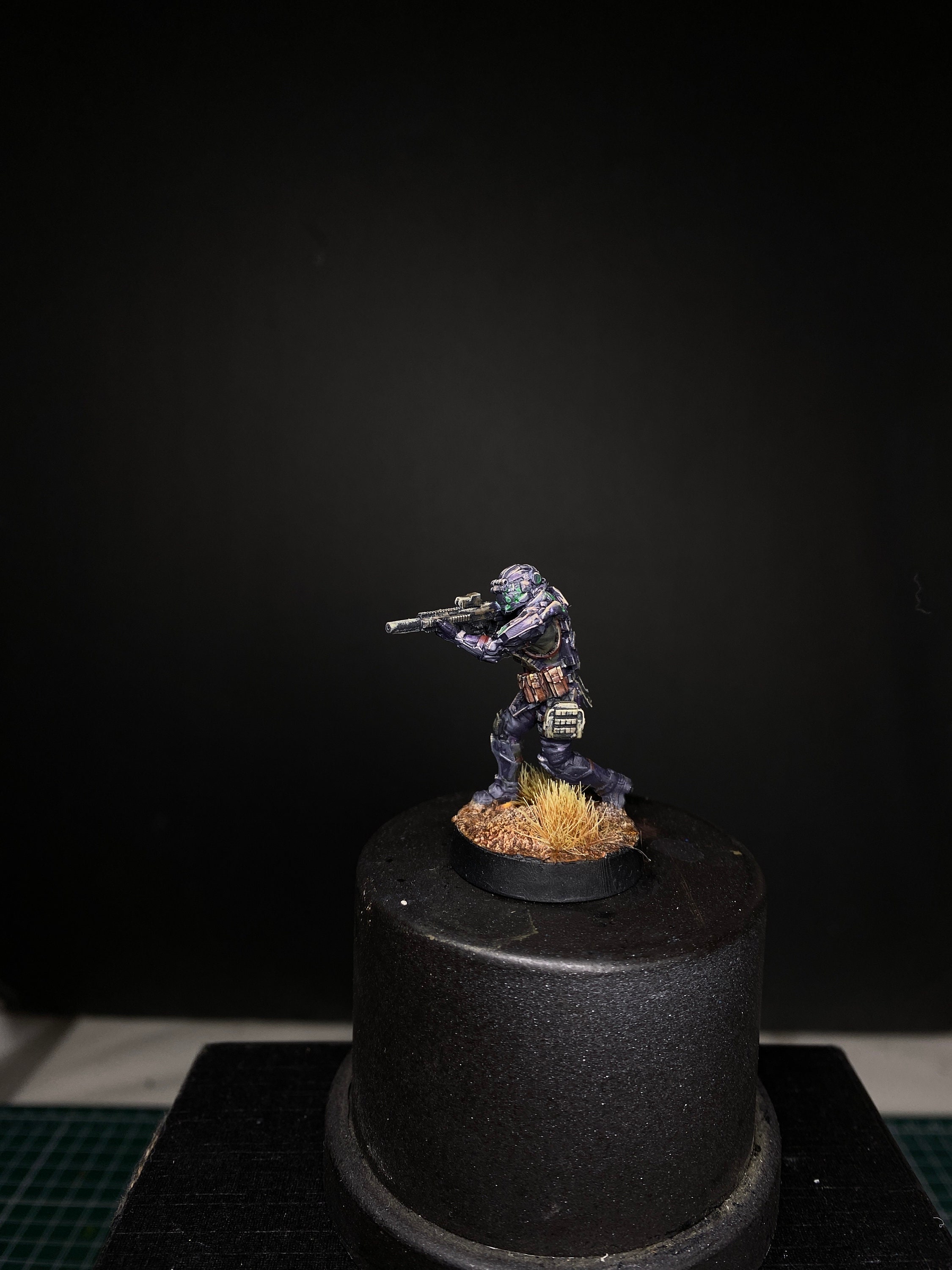 Unit 9 Black Stone Commando Striker Miniature || Cyberpunk || 32mm ...