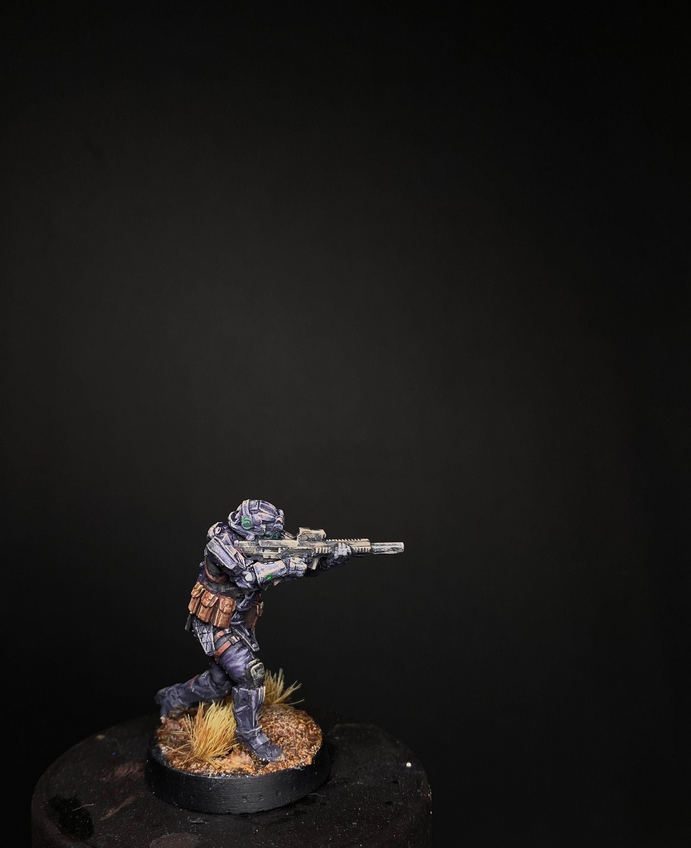 Unit 9 Black Stone Commando Striker Miniature || Cyberpunk || 32mm ...