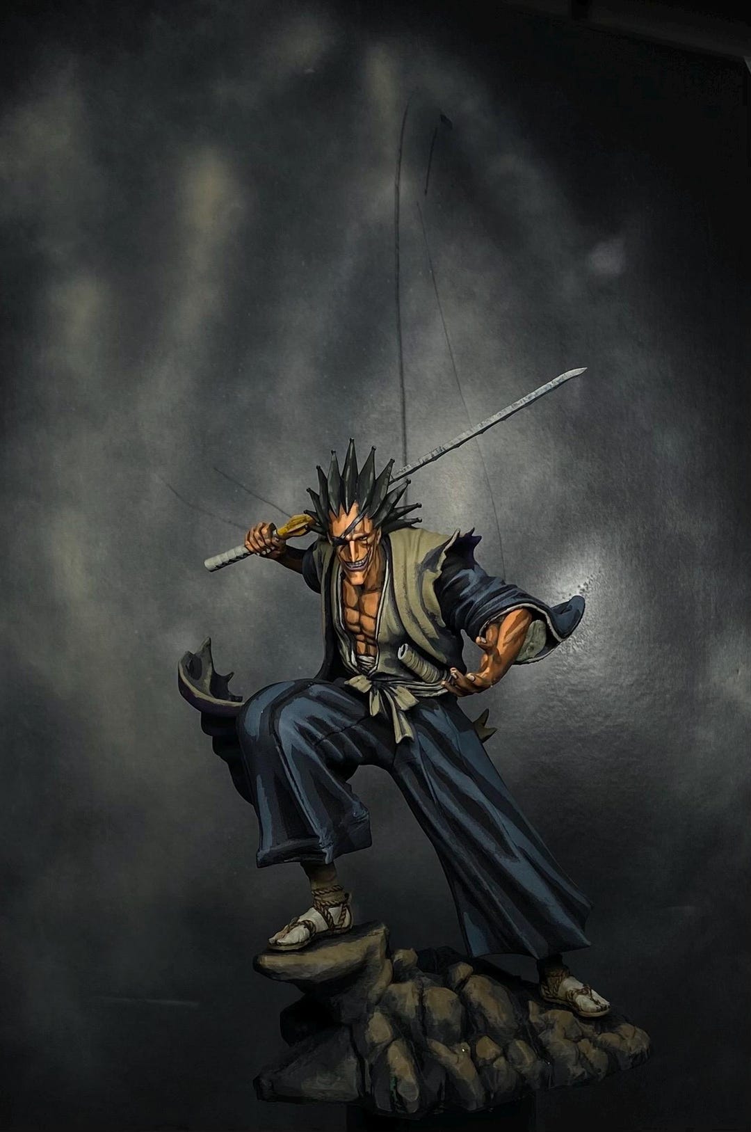Zaraki Kenpachi Bleach || 20 Cm (8") Handpainted Display Figure - Etsy