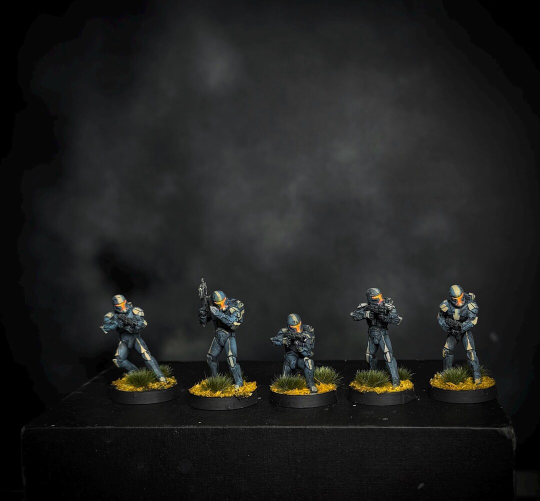 Republic Commando Squad Custom Handpainted || Legion Scale 5 Pieces - Etsy