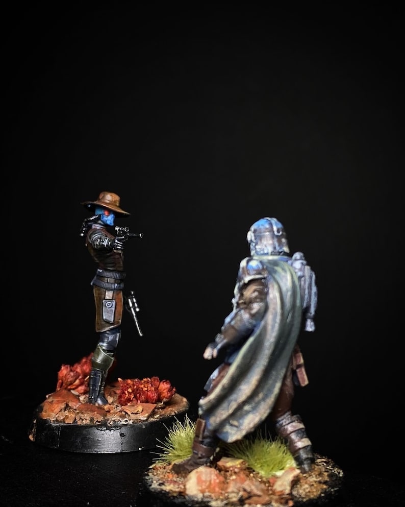 Mandalorian & Cad Bane Star Wars Legion Miniatures - Etsy