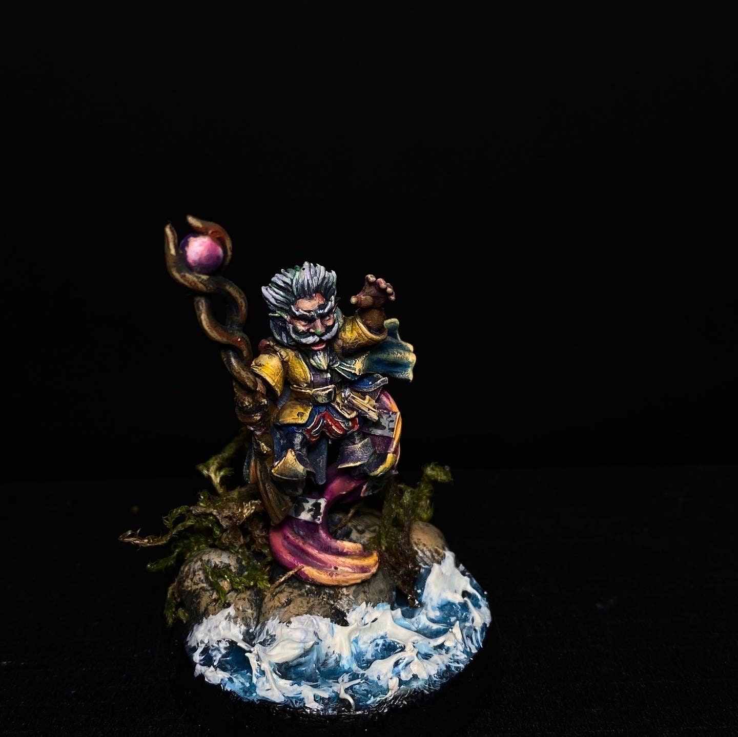 Levitating Sorcerer Miniature for Tabletop Games || 32 Mm Dnd - Etsy