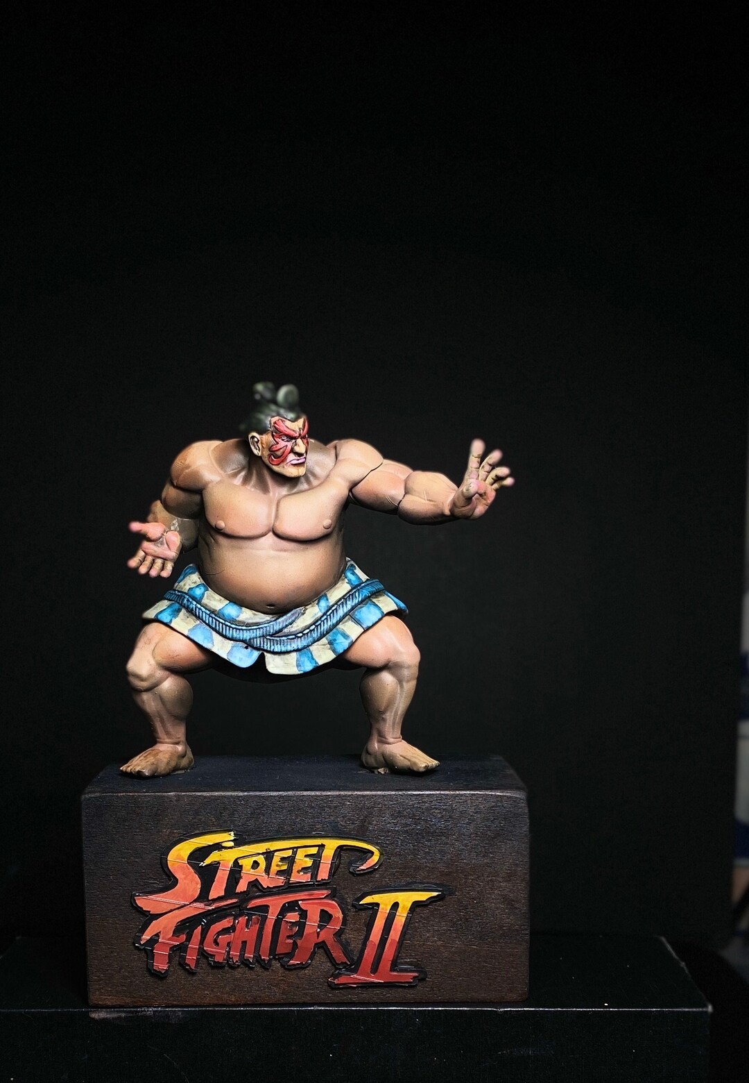 Street Fighter E. Honda Figure || Handpainted 15 Cm - Etsy
