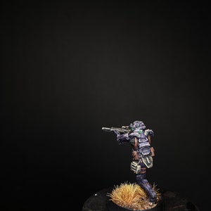 Unit 9 Black Stone Commando Striker Miniature || Cyberpunk || 32mm ...