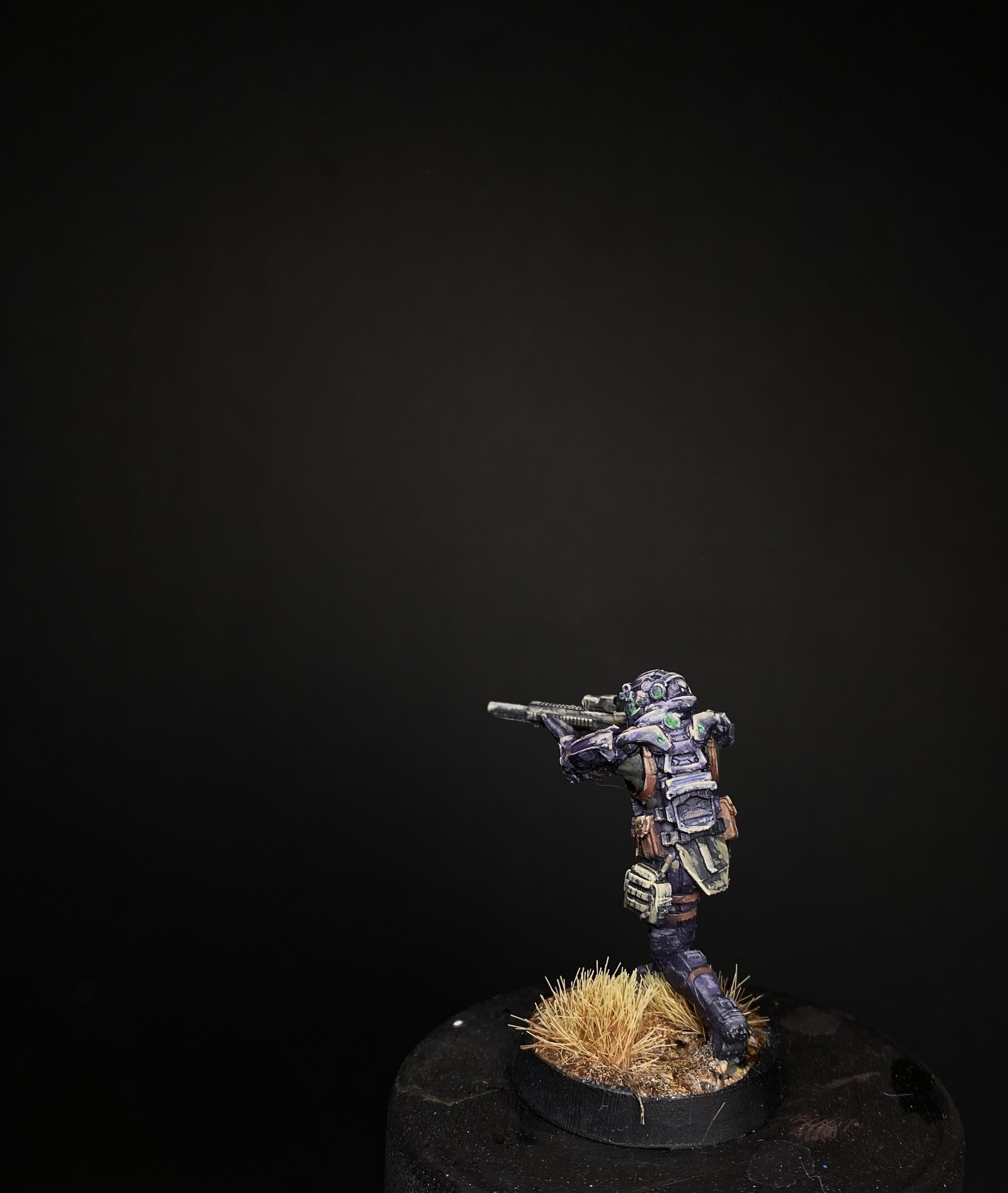 Unit 9 Black Stone Commando Striker Miniature || Cyberpunk || 32mm ...