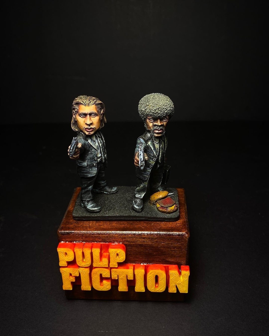 Pulp Fiction Vincent Vega & Jules Vinnfield Handpainted Figures || 7,5 ...