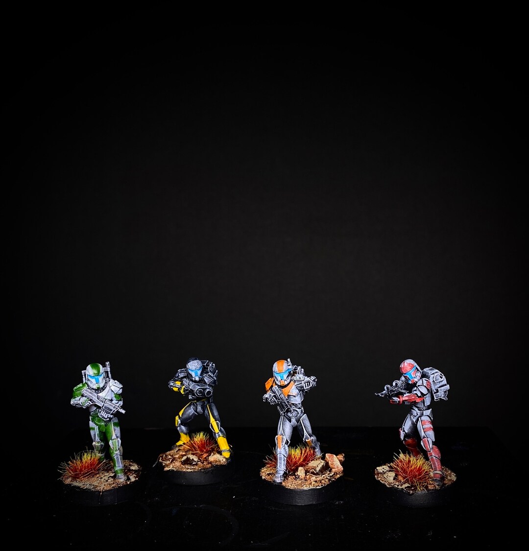 Republic Commando Delta Squad Handpainted Miniatures (new Models ...