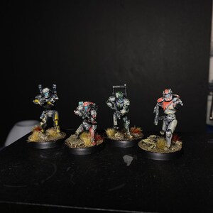 Republic Commando Delta Squad Handpainted Miniatures // Star Wars ...