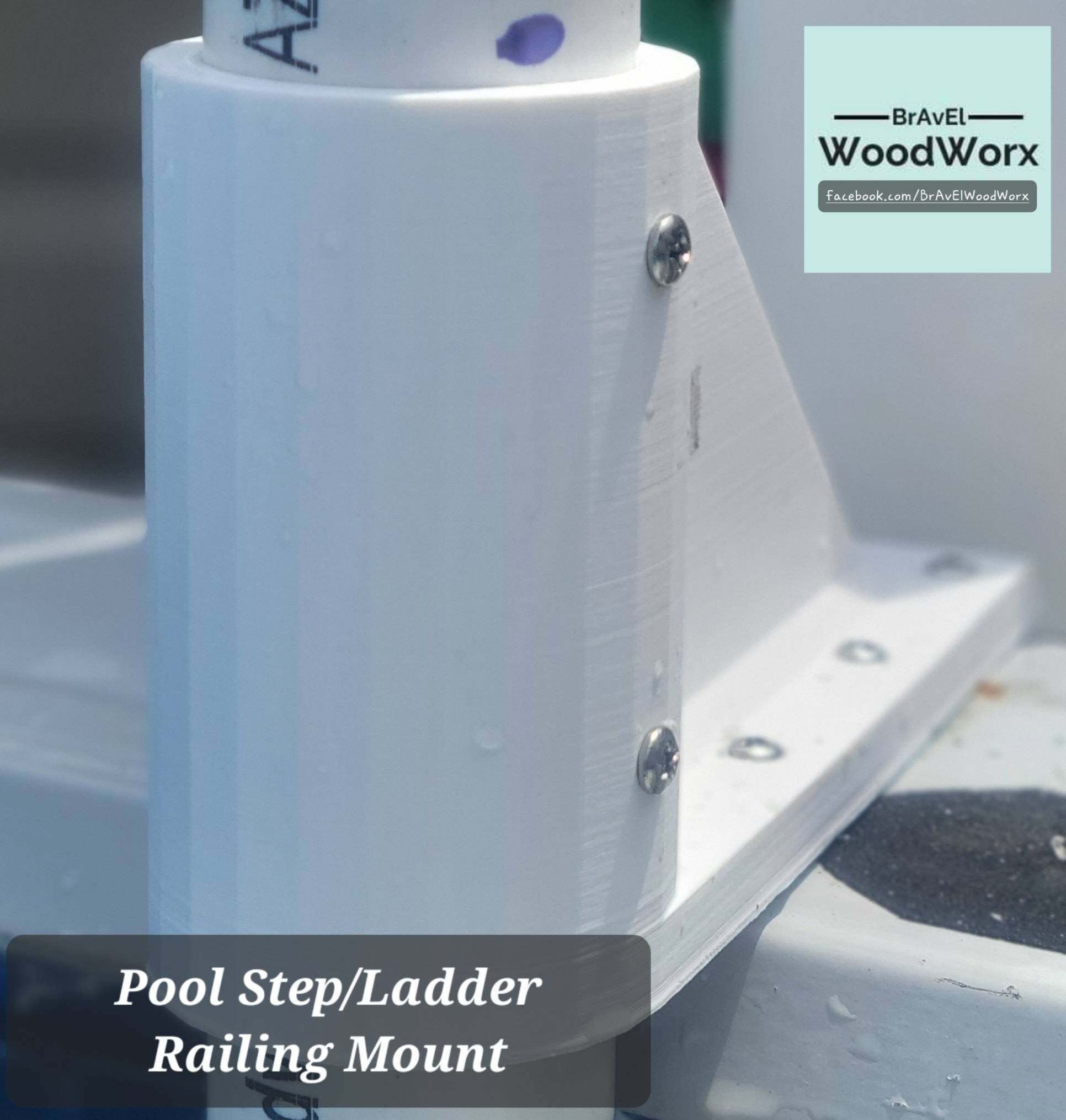 Swimming Pool Ladder / Step Railing Mount Maintenance Pole Fix - Etsy