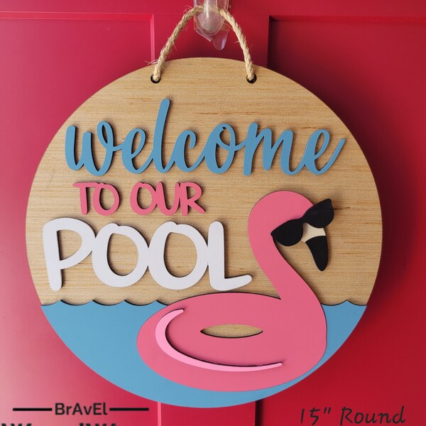 Laser Cut Pool Signs - Etsy