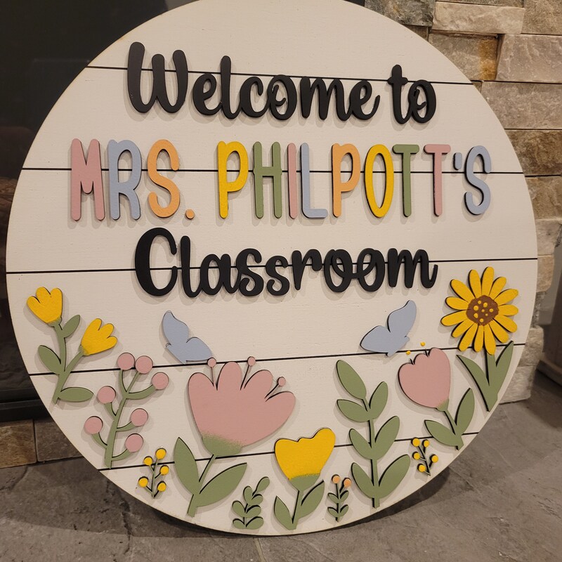 Classroom Welcome Sign - Etsy