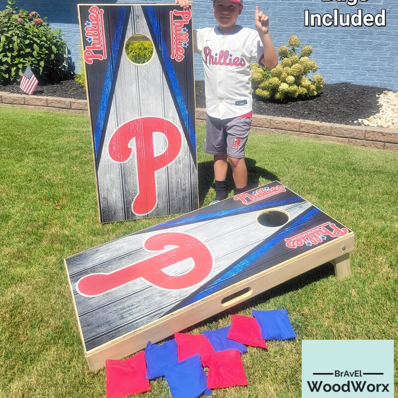 Baseball Cornhole - Etsy