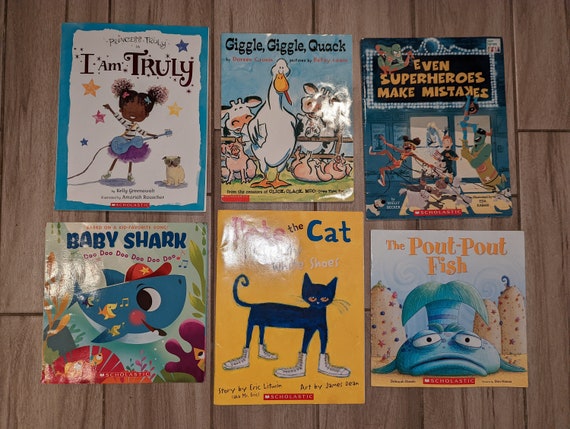 Kids Book Bundle Children Library PICTURE IS EXAMPLE Free - Etsy