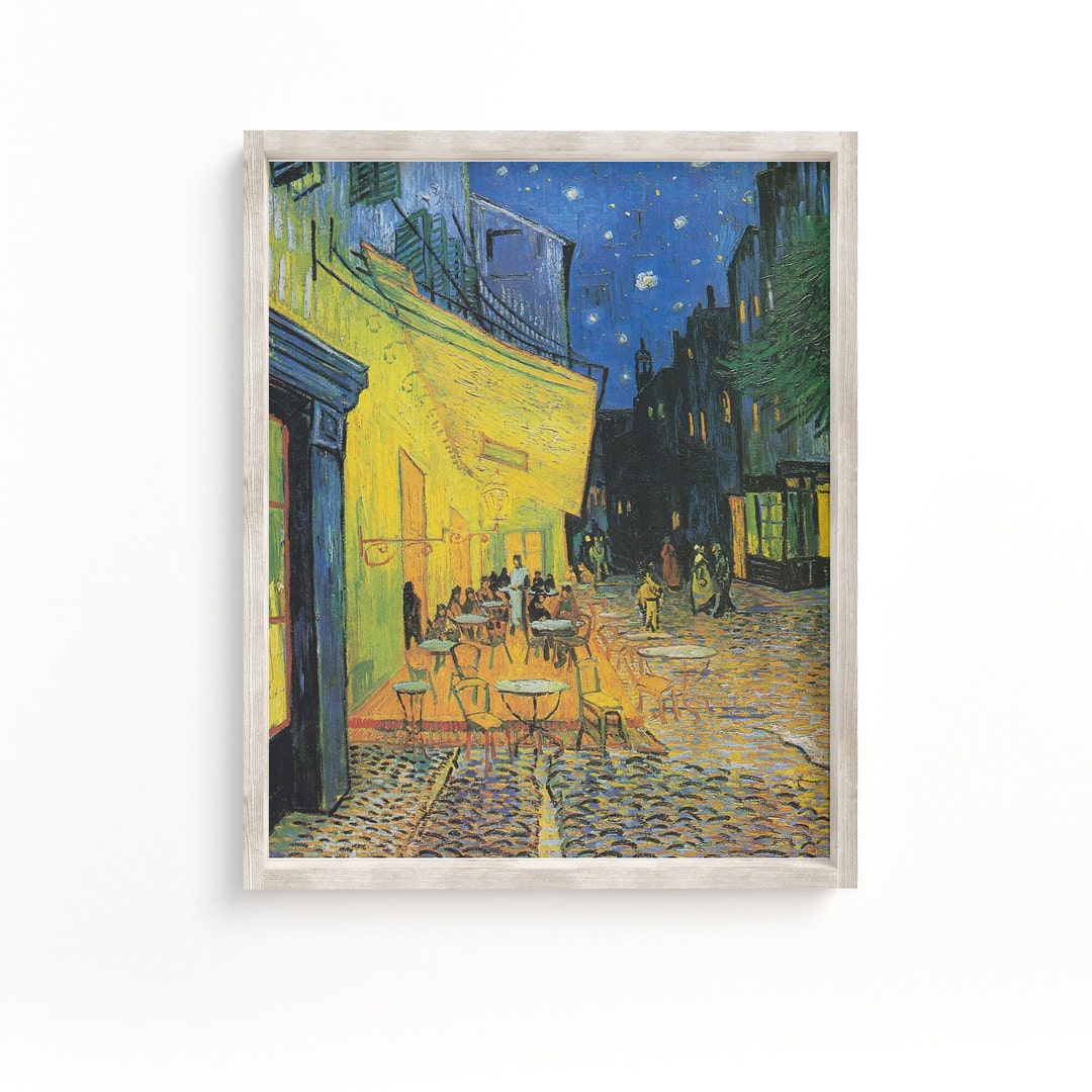 Wall Art Van Gogh Cafe Terrace Place, Printable Van Gogh Art, Van Gogh ...