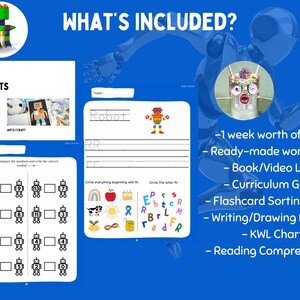 Robot Unit Study | Homeschool | Teachers - Etsy