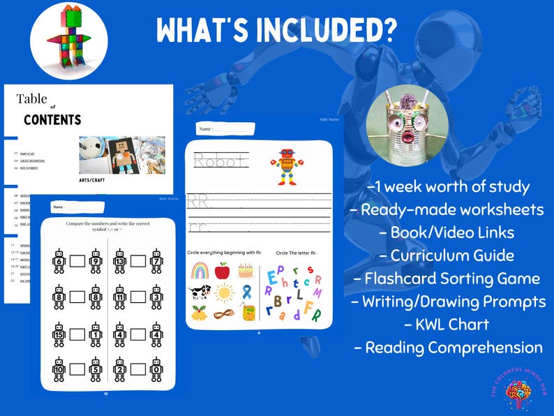 Robot Unit Study | Homeschool | Teachers - Etsy
