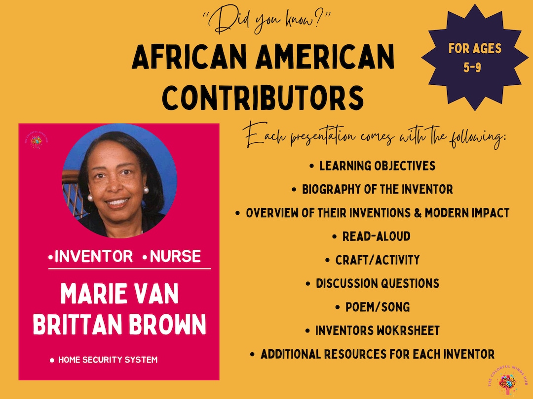 Black History Month- African American Contributors- Inventors ...