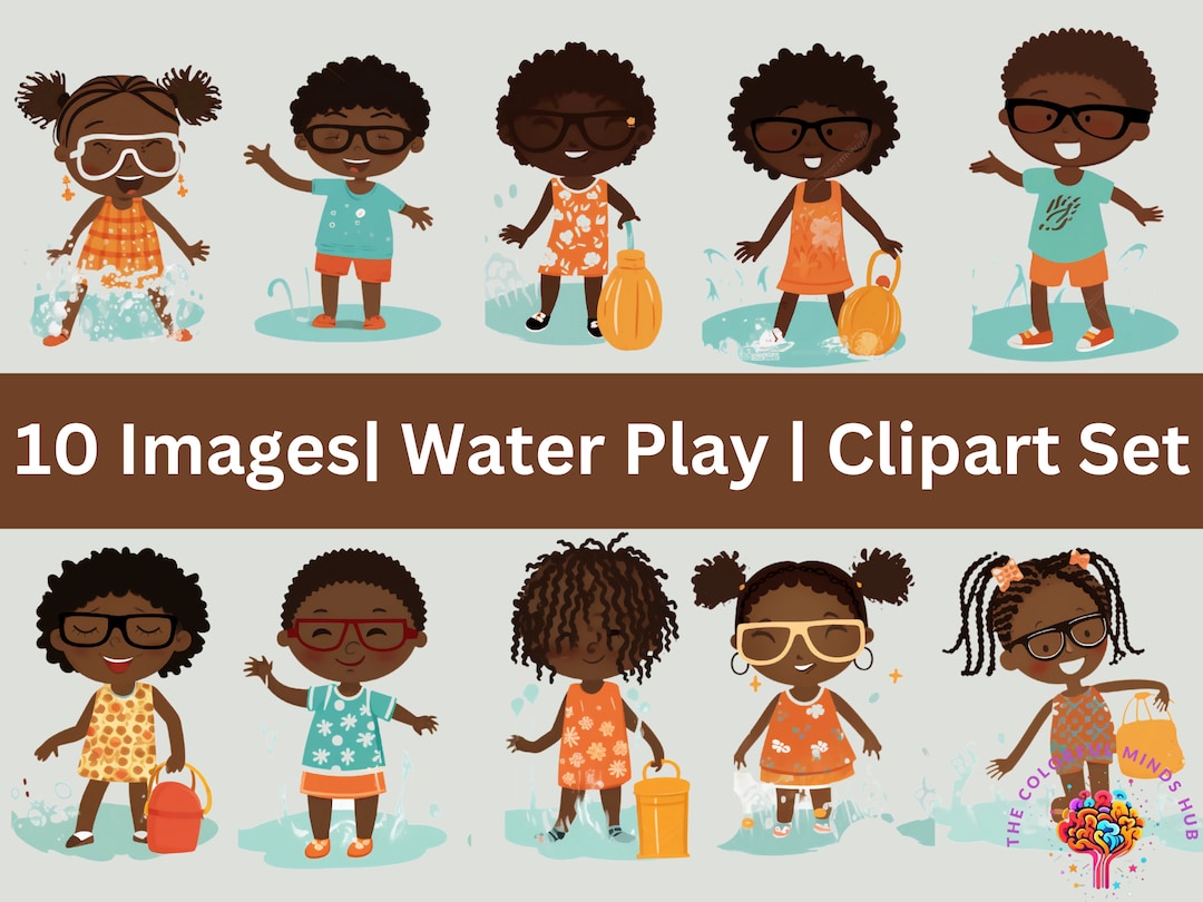 Summer Water Play Clipart Set | 10 Images | - Etsy
