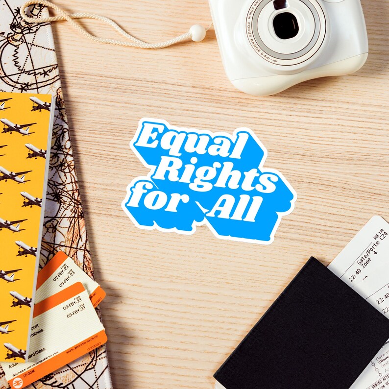 Equal Rights for All Car Magnet, Feminist Bumper Sticker - Etsy