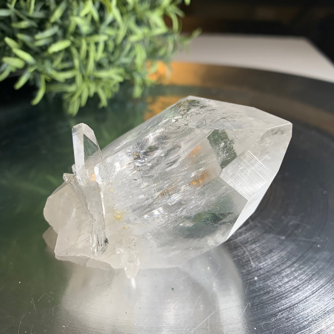 New Found Green Chlorite Lemurian Quartz Point / Columbia Quartz - Etsy