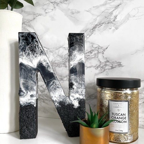 Large Resin Letter - Etsy