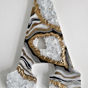 Geode Letter Art, Resin Geode Letter, Custom Letter, Luxury Custom ...