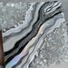 Resin Geode Art, Black and Grey, White and Silver Geode Wall Art, 3D ...