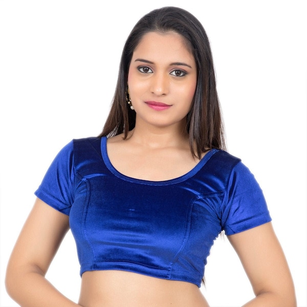 Royal Blue Saree Blouse - Etsy
