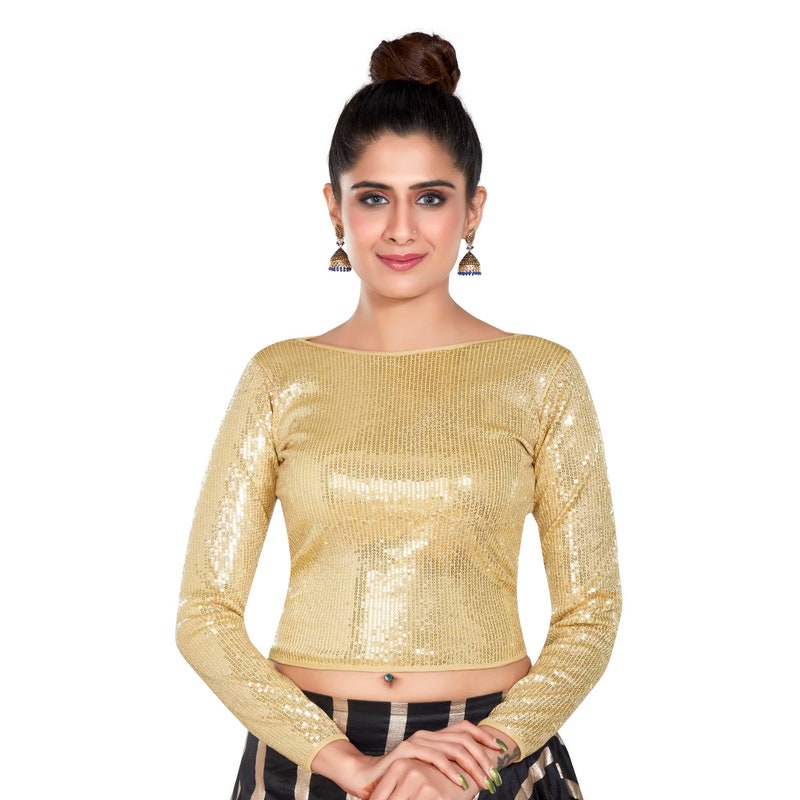 Gold Sequin Top - Etsy