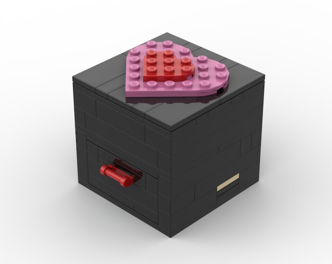 Heart Box Lego Puzzle Box - Etsy