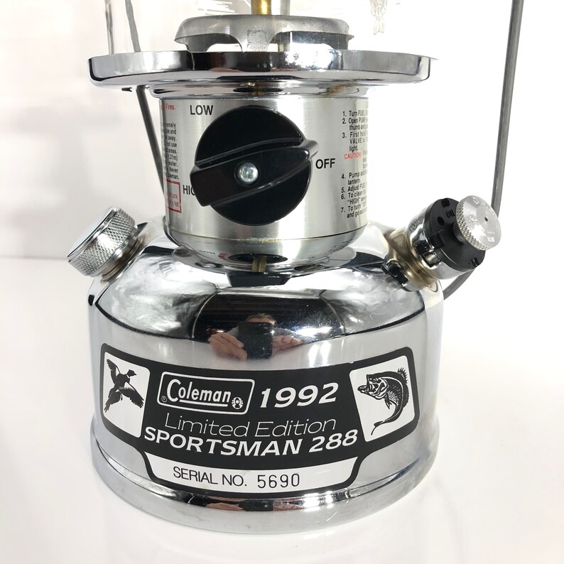 Coleman Gas Lantern 1992 Limited Edition Sportsman 288 - Etsy