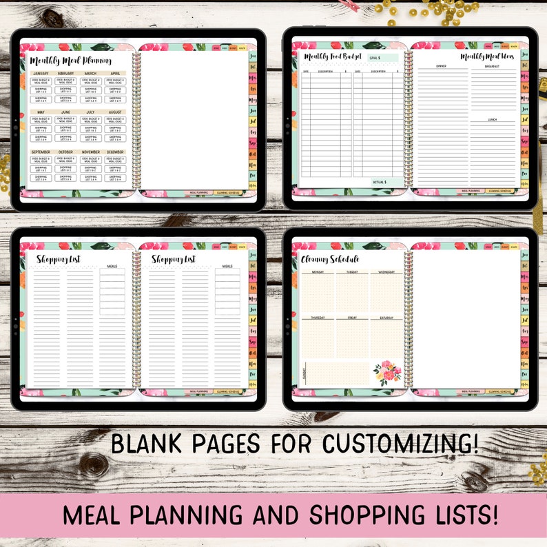 Digital Life Planner, Undated Digital Planner, Goodnotes Planner ...