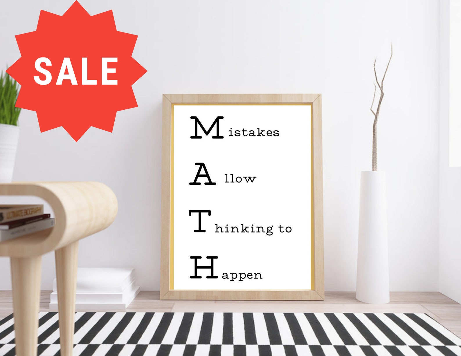 MATH Mistakes Allow Thinking to Happen/gift for Math Teacher/math ...