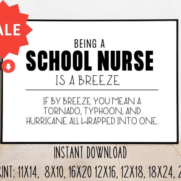 School Nurse Posters - Etsy