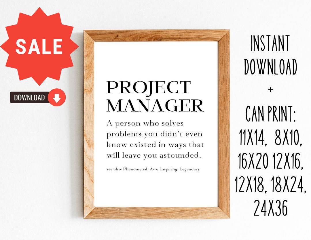 Project Manager Gift/gift for Project Manager/employee Recognition ...