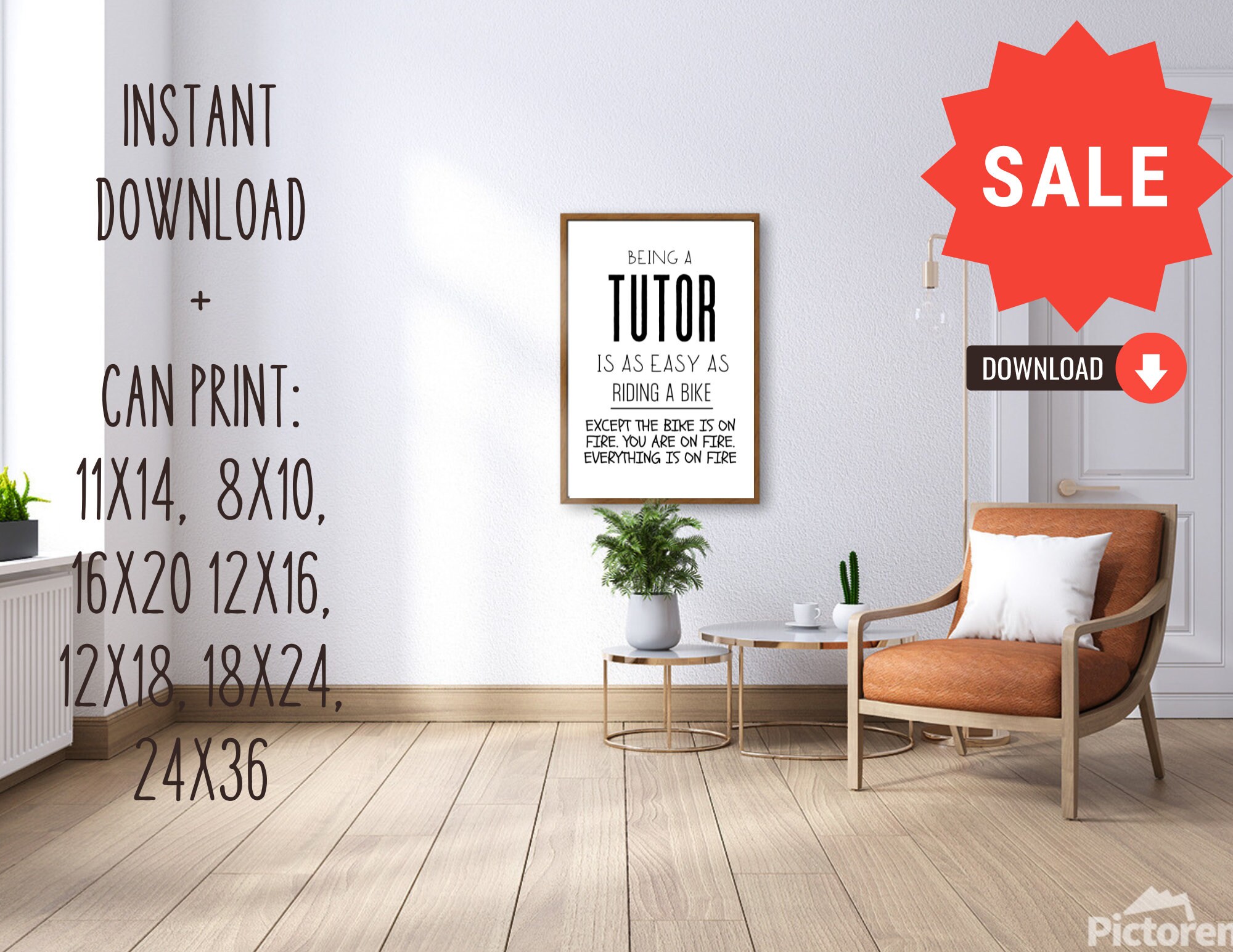 Tutor Gift/gift for Tutor/employee Recognition/tutor Easy as - Etsy