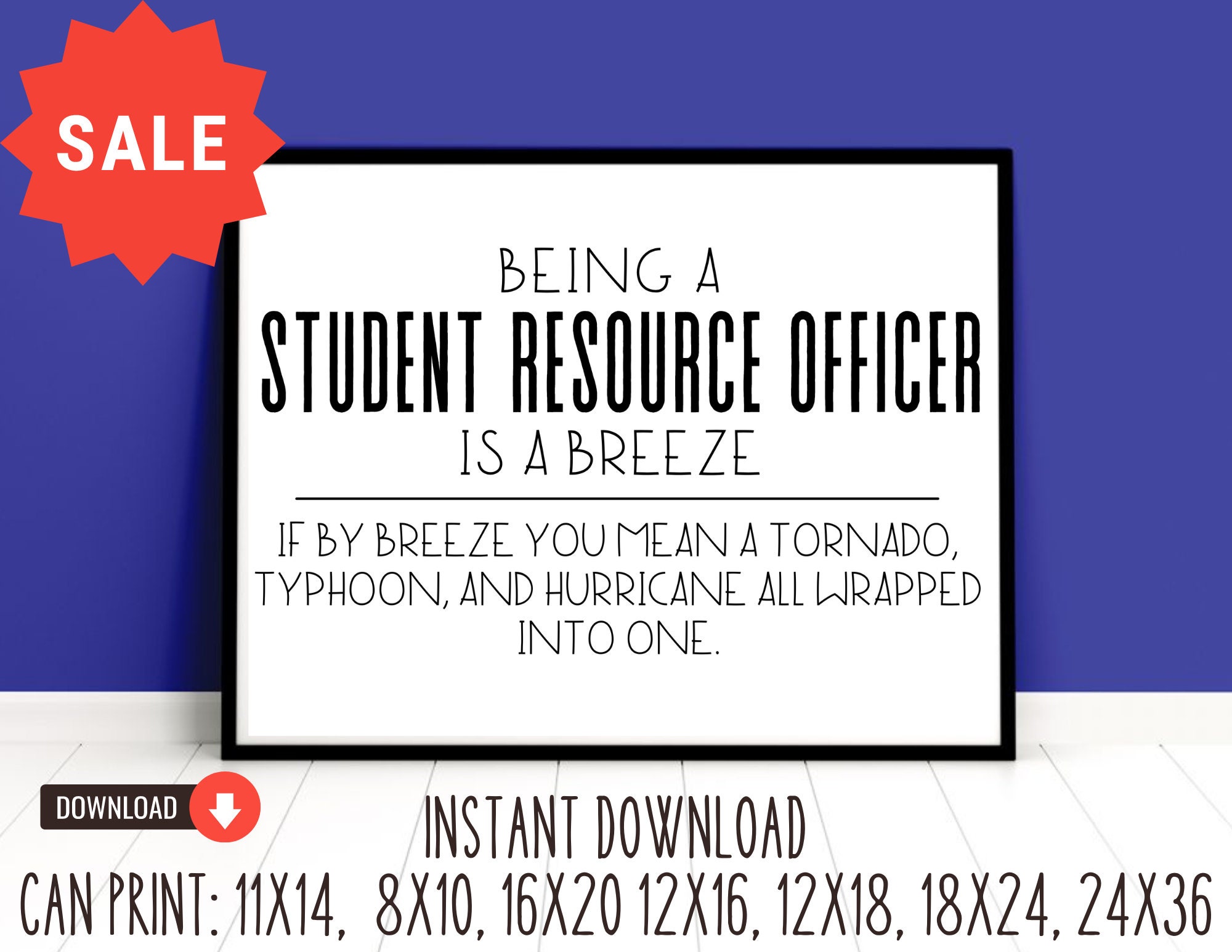 Student Resource Officer Gift/sro Gift/teacher Appreciation/sro is A ...
