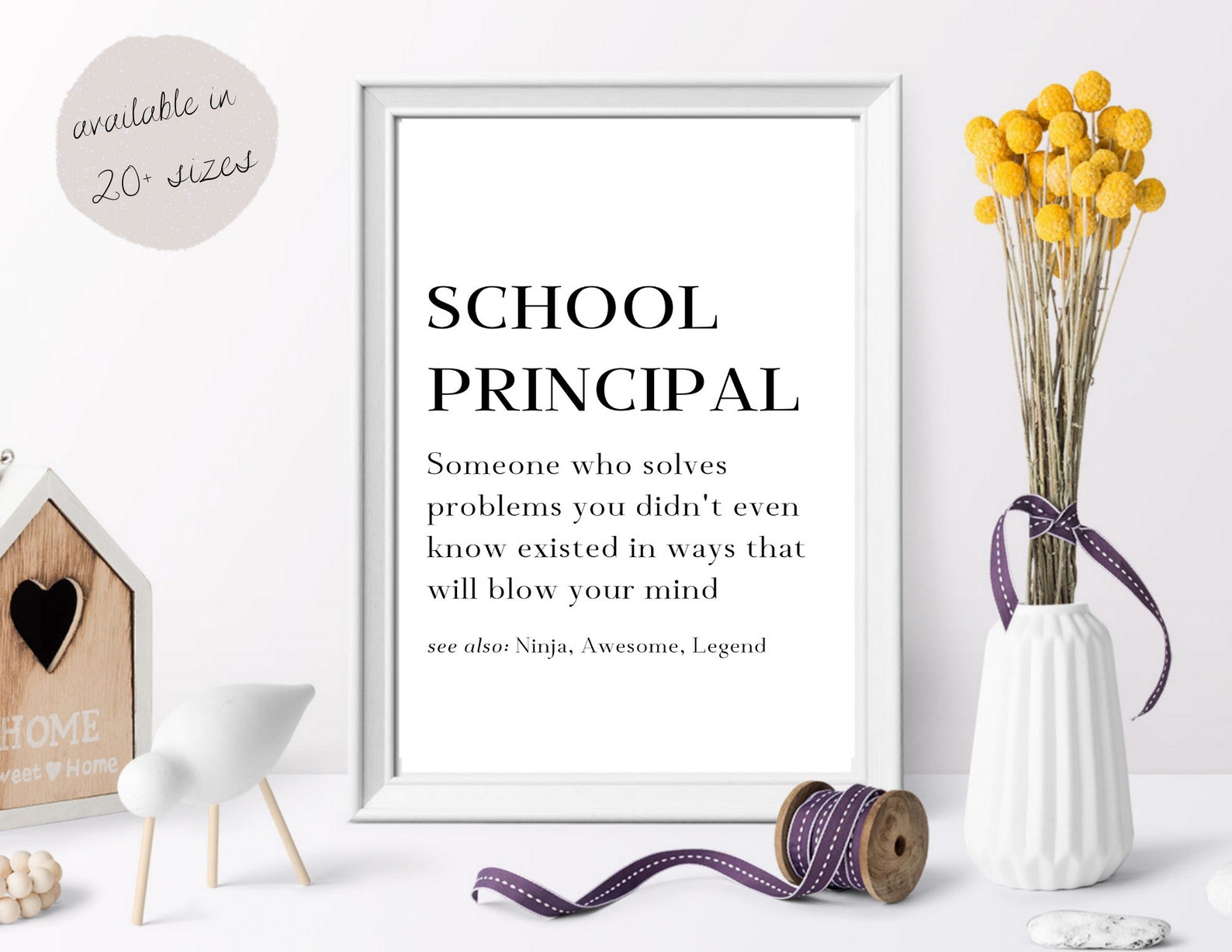 School Principal Appreciation/principal Gift/principal - Etsy