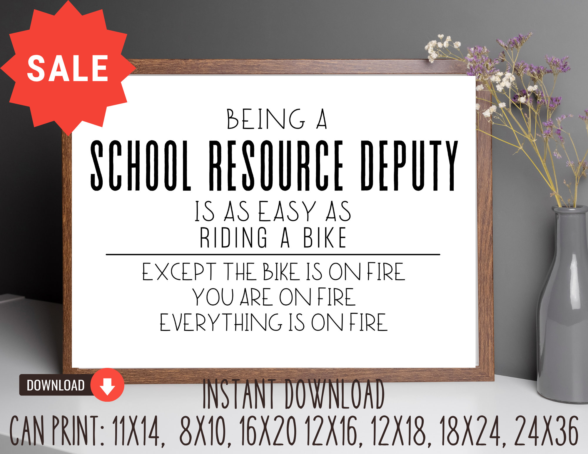 Student Resource Deputy Gift/sro Gift/teacher Appreciation/sro Fun ...